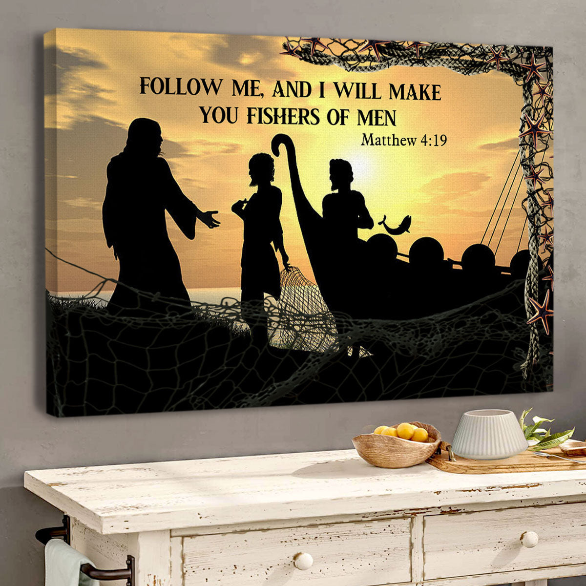 Fishers Of Men - Jesus Canvas HQ22 - UX Jesus