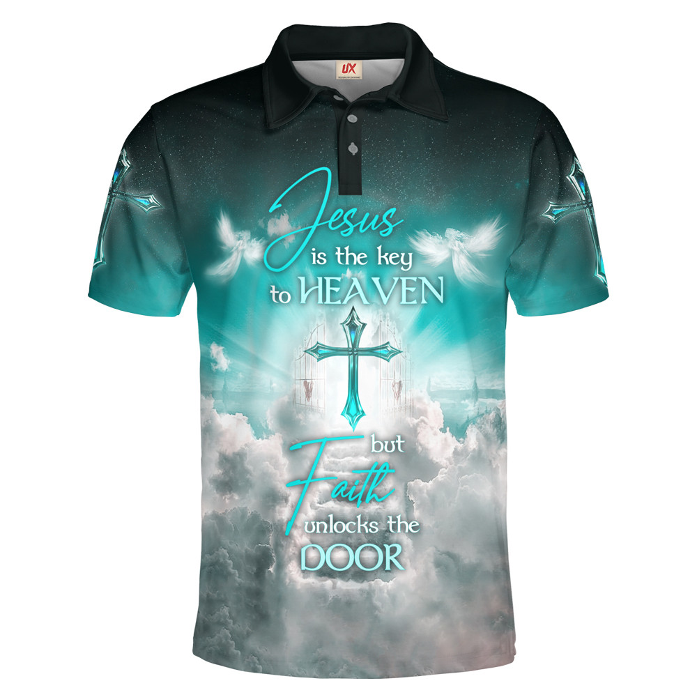 GOD HBLGO58 Premium Polo Shirt - UX Jesus