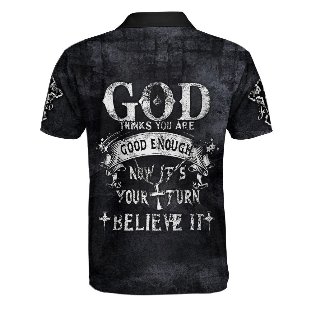 GOD NVG107 Premium Polo Shirt - UX Jesus