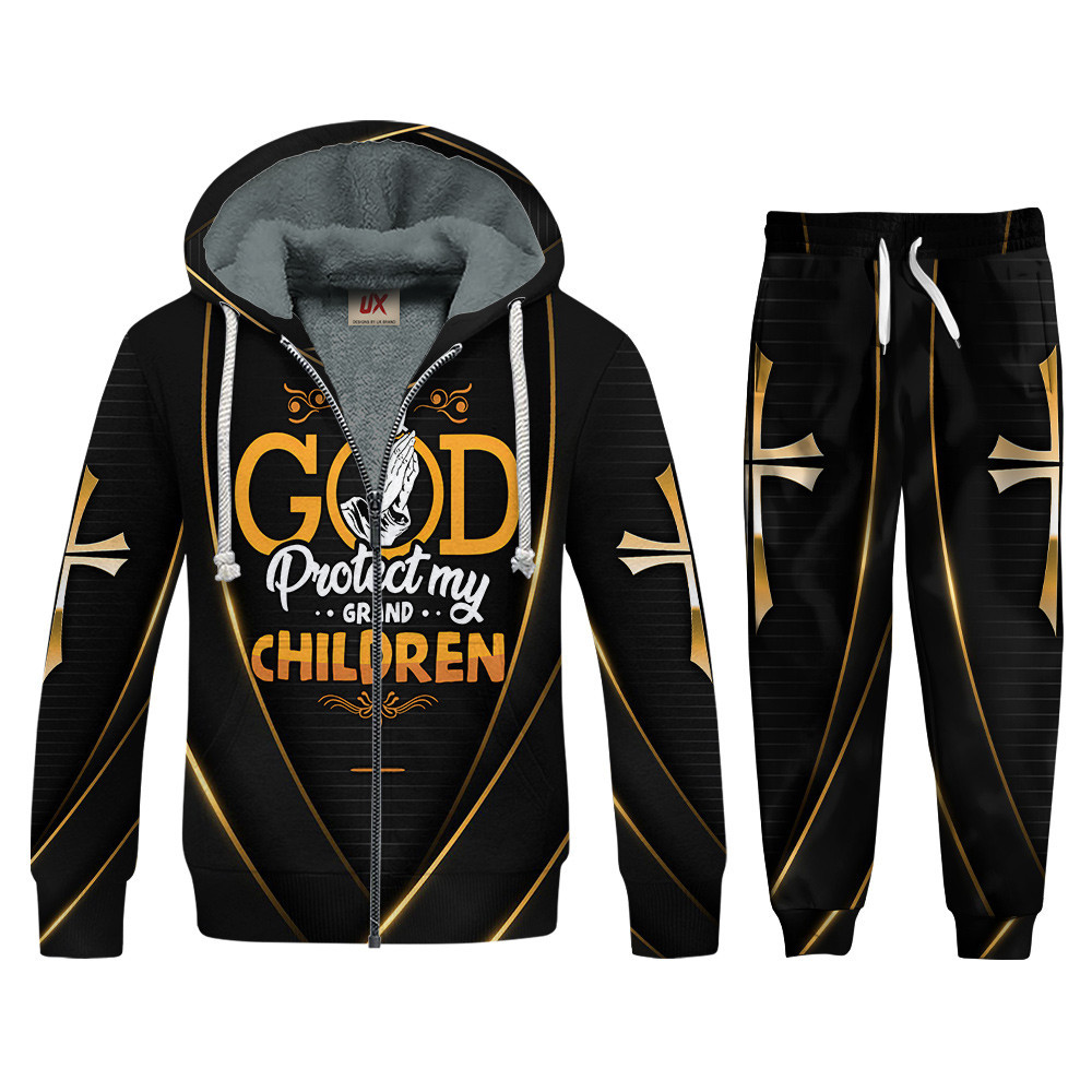 GOD NVG108 Premium Heavy Fleece Zip Hoodie - UX Jesus