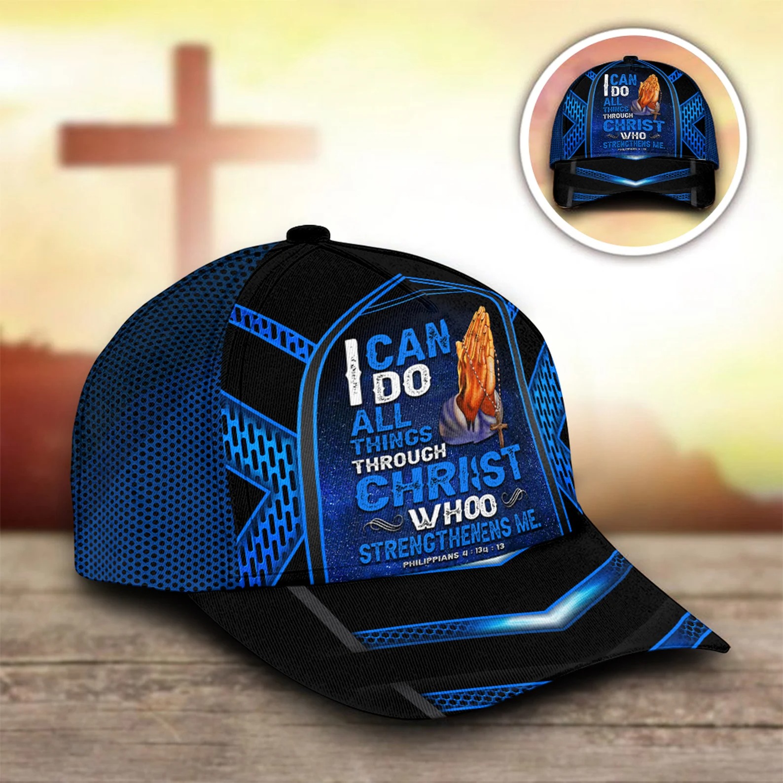 Jesus 3D Printed Classic Cap UXGO03CA - UX Jesus