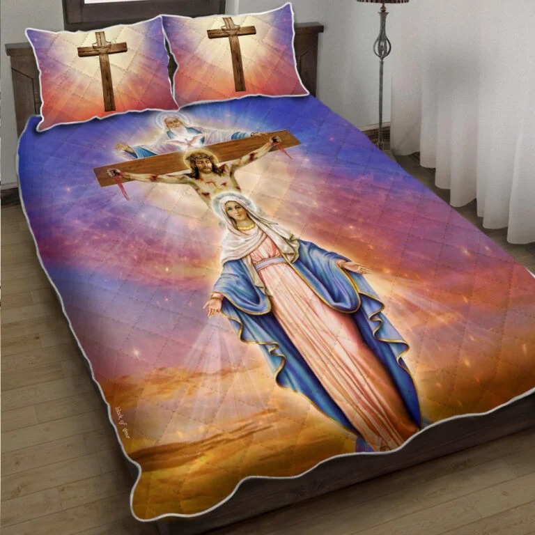 Jesus Christian Quilt Bedding Set - UX Jesus