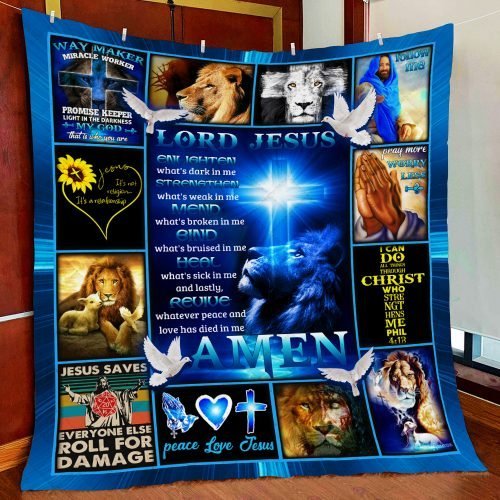 Lord Jesus Quilt Blanket - UX Jesus