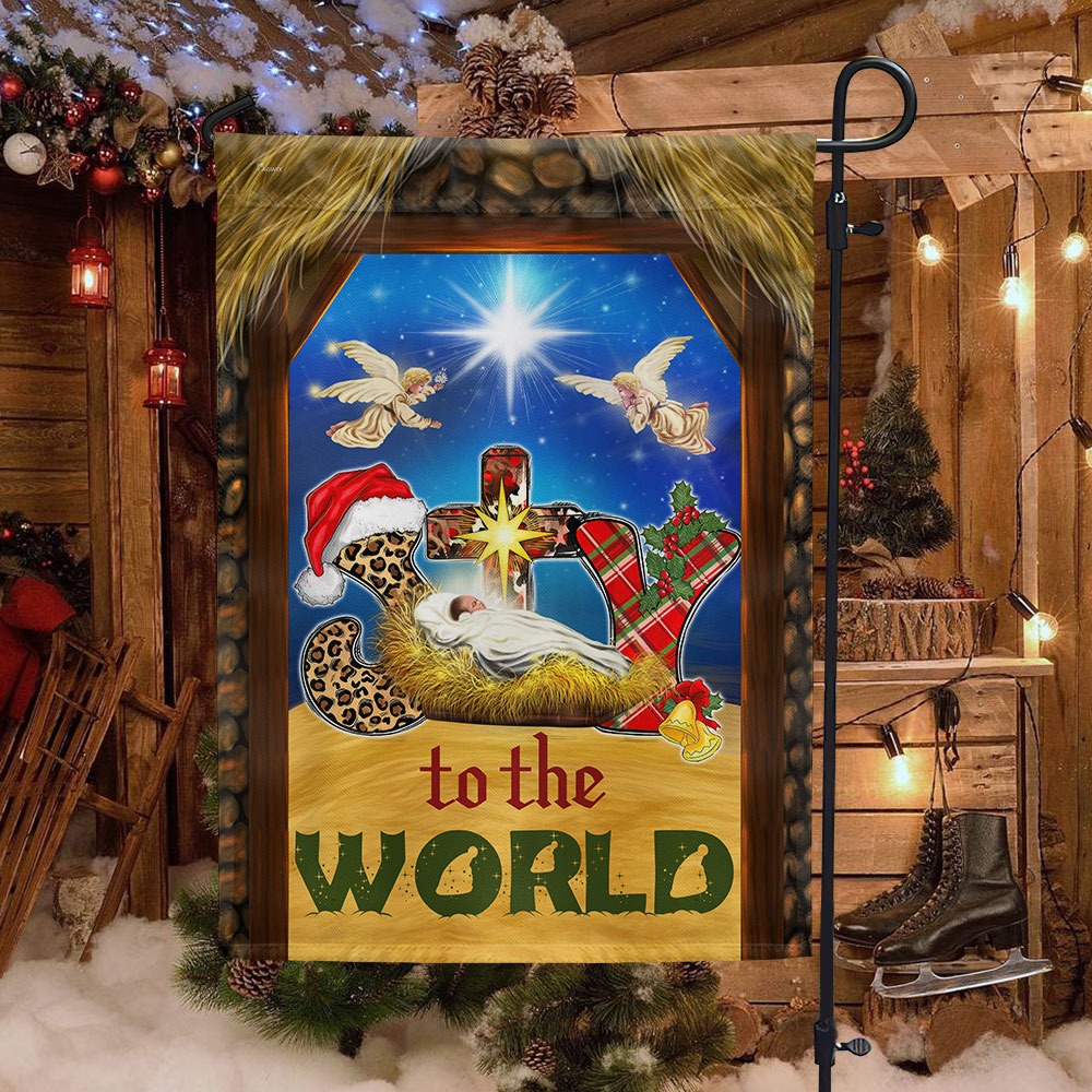Nativity Of Jesus Flag Joy To The World - UX Jesus