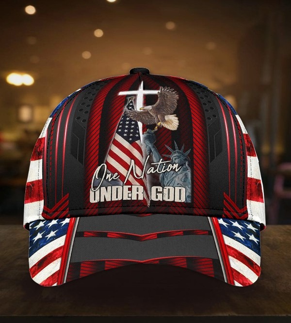One Nation Under God 3D Printed Classic Cap PHLGO03CA - UX Jesus