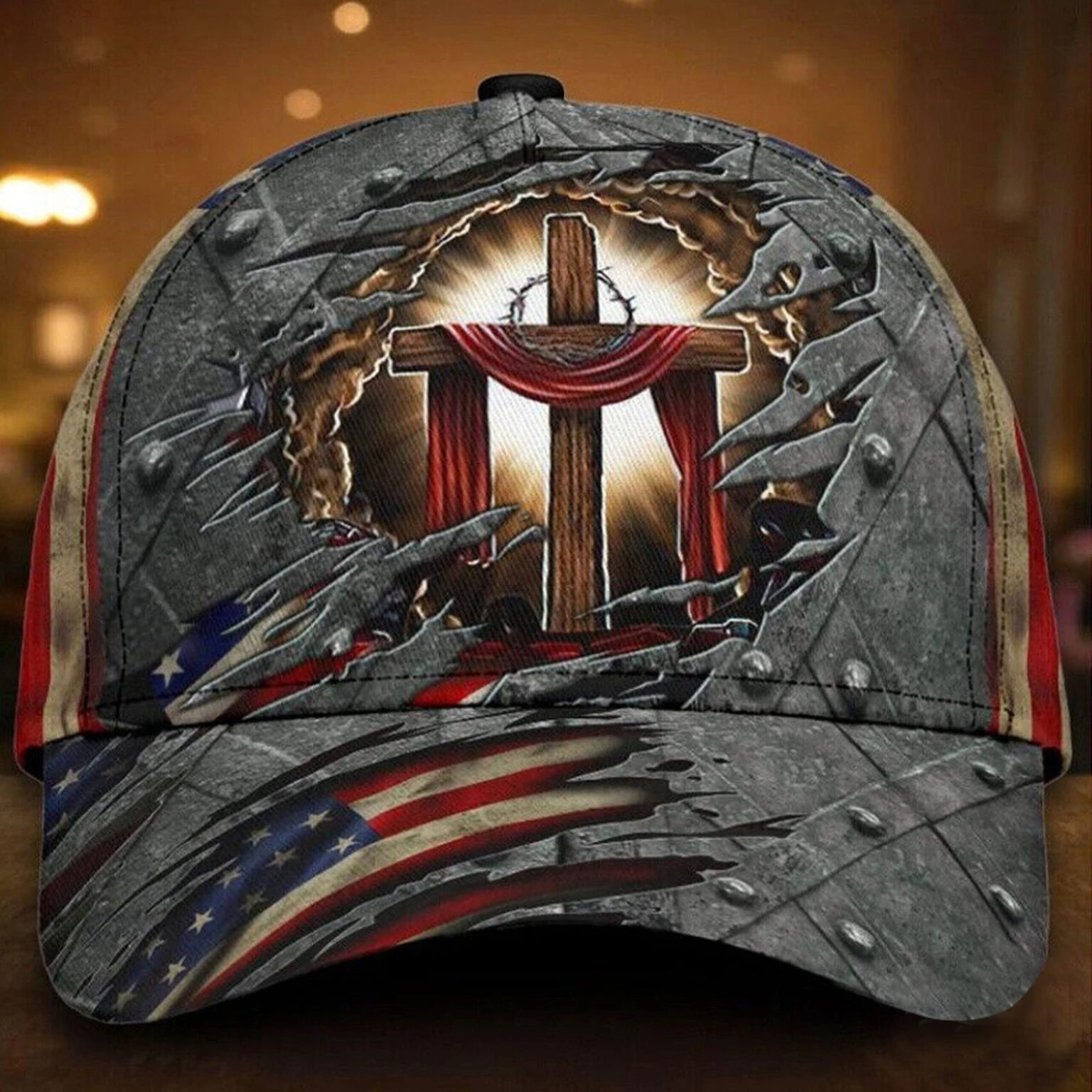 Jesus 3D Printed Classic Cap UXGO06CA - UX Jesus
